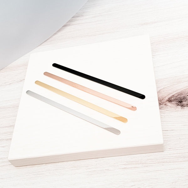 Classic 1/4" Flat Bangle Blank (Silver, Gold, Rose Gold, or Black), 1 ...